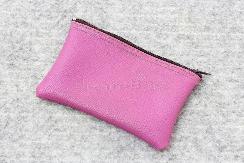 Pink purse stock image. Image of closeup, banking, open - 77230707