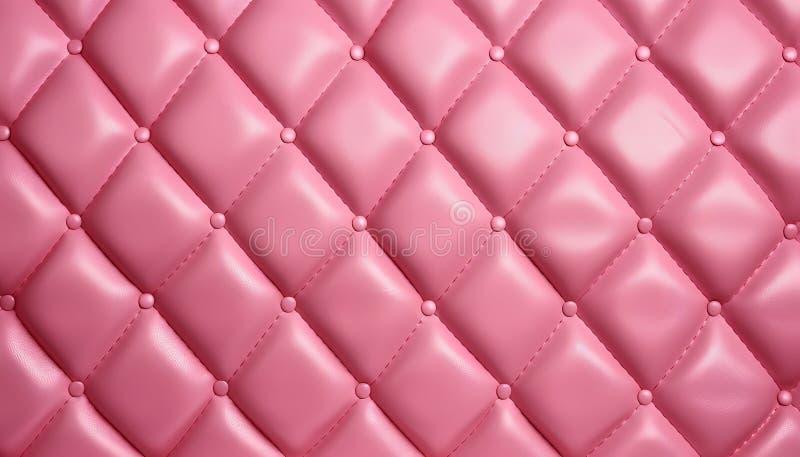 Pink Quilted Velvet Fabric Background Texture Stock Illustration ...
