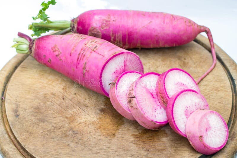 Pink radish stock image. Image of large, food, root, ripe - 36087183