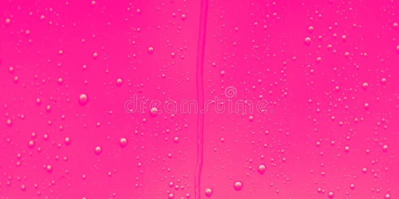 Pink Rain Drops Abstract Background Template Stock Photo - Image of ...