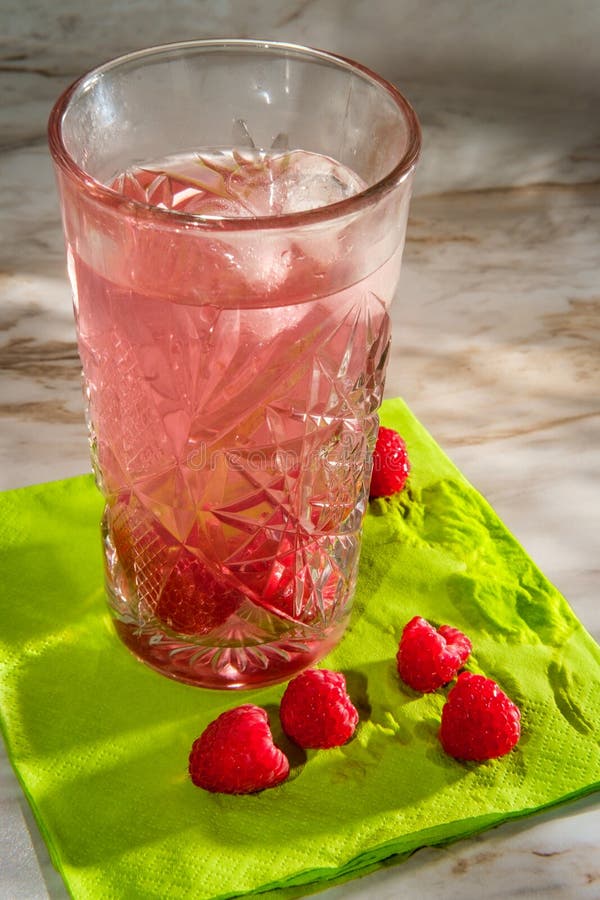 Pink Raspberry Lemonade stock photo. Image of juicy - 208936480
