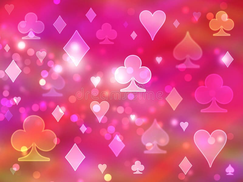Pink Playing Card Symbols Stock Illustrations – 122 Pink Playing Card ...