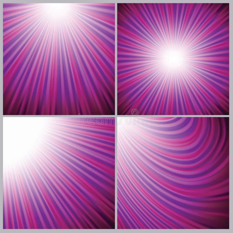 Pink rays background stock vector. Illustration of concept - 31316455