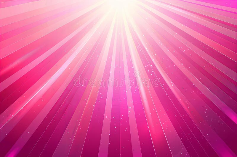 Pink Rays on White Background, Pink Gradient, Pink Color Illustration ...