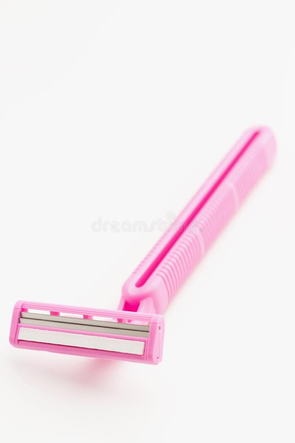 Pink razor blade stock image. Image of plastic, razor - 27783383