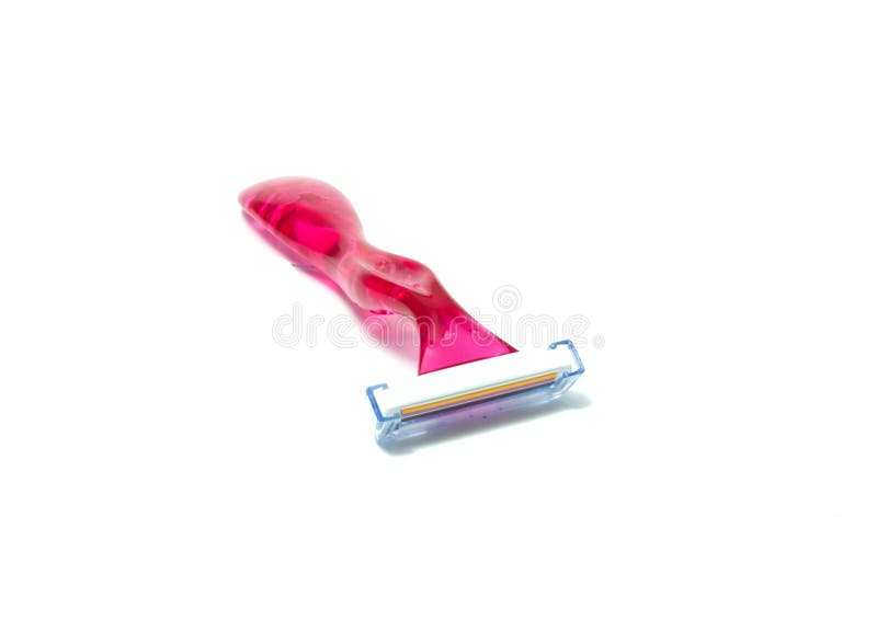 Pink Razor Isolated on White Stock Photo - Image of color, bright ...