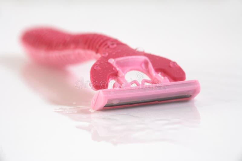 Pink Razor stock image. Image of ladies, pink, shave - 41110001
