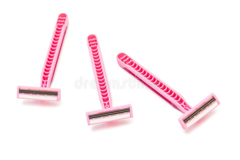 A pink razor stock photo. Image of safety, disposable - 69217150