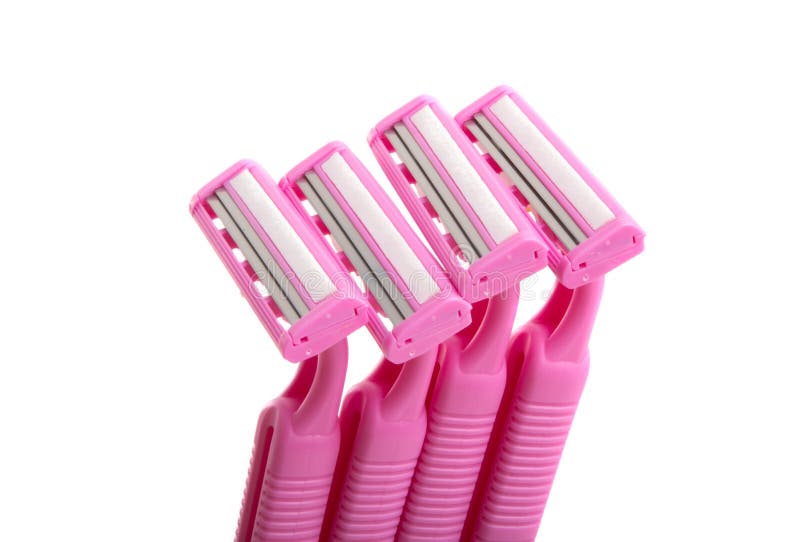 Classy pink razor stock photo. Image of beauty, white - 150828630