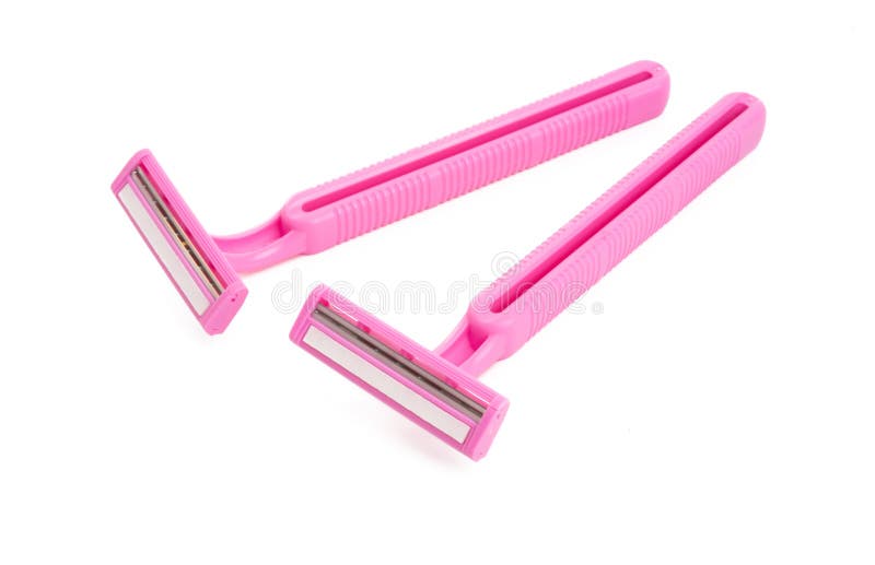 Pink razor blade stock image. Image of cosmetic, blades - 27783397