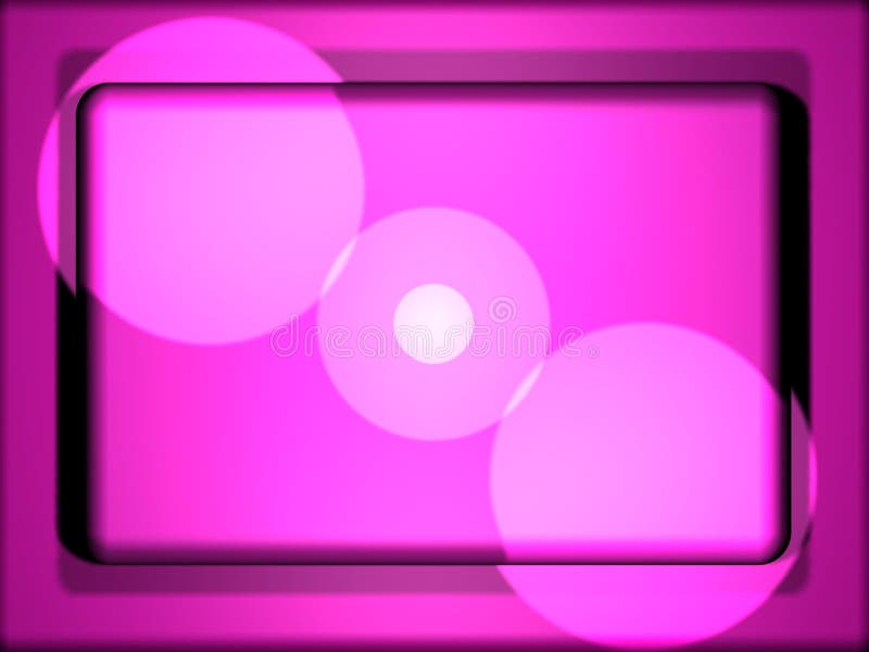 Pink Rectangle Picture. Image: 3682566