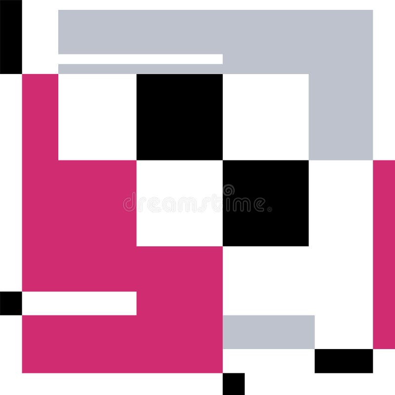 Pink Rectangle Pieces Patterns Shapes Vector Templates Background ...