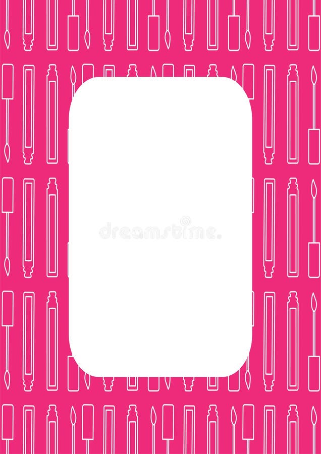 Pink rectangle pattern. stock vector. Illustration of cartoon - 2400520