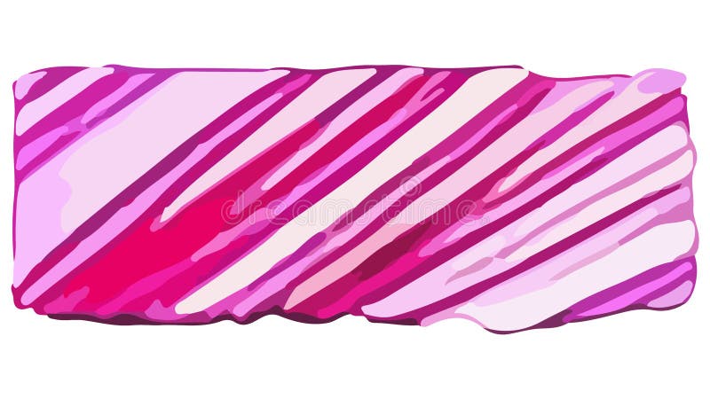 Pink Rectangular Shape with Diagonal Brush Strokes in Grunge Style ...