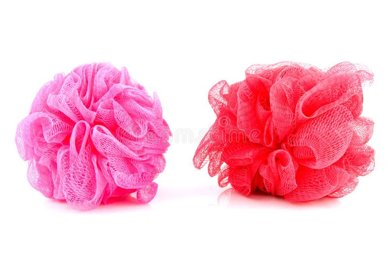 Body Scrubbers in White Shower Stock Photo - Image of care, modern ...