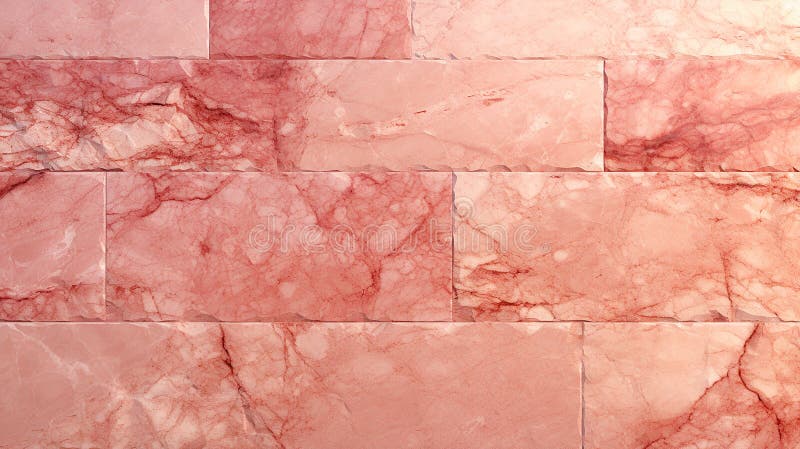 Pink and Red Brick Wall Texture Stock Illustration - Illustration of ...