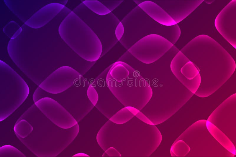 Pink Red Color Gradient Background with Transparent Rounded Squares ...