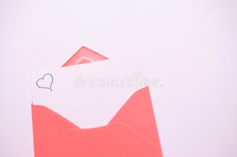 Red Envelope with Empty Congratulation Card Stock Illustration ...