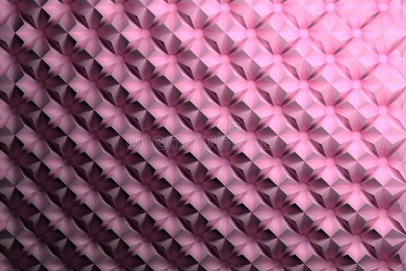 Pink Repeating Pyramid Triangle Pattern Stock Illustration ...