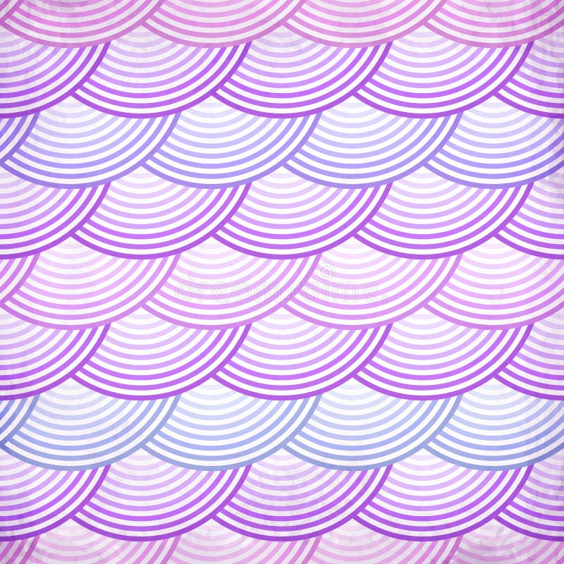 Pink Retro Fish Scales Vector Seamless Pattern Stock Vector ...