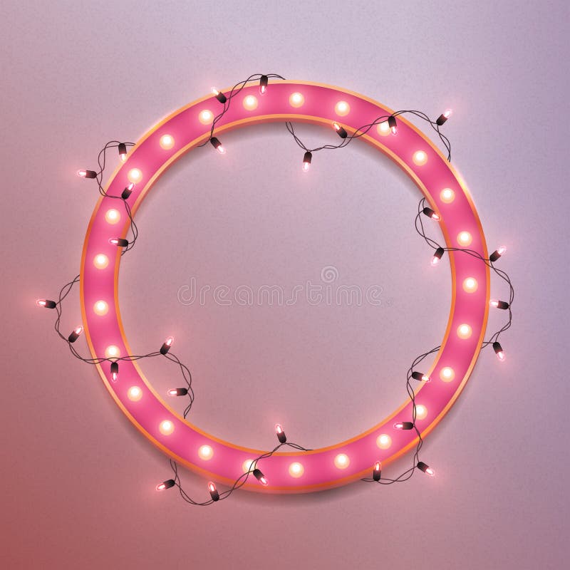Neon Circle Led Lights Stock Illustrations – 1,958 Neon Circle Led ...