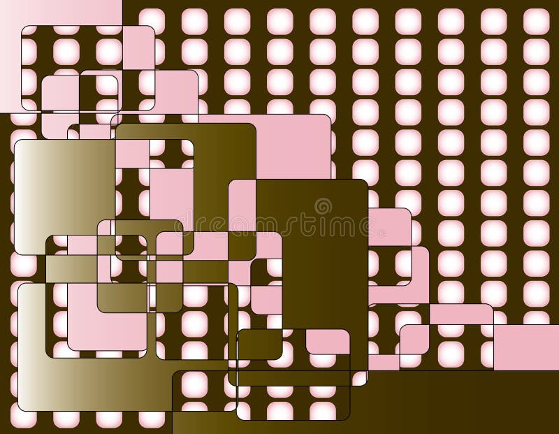 Pink Retro Squares stock vector. Illustration of texture - 2421826