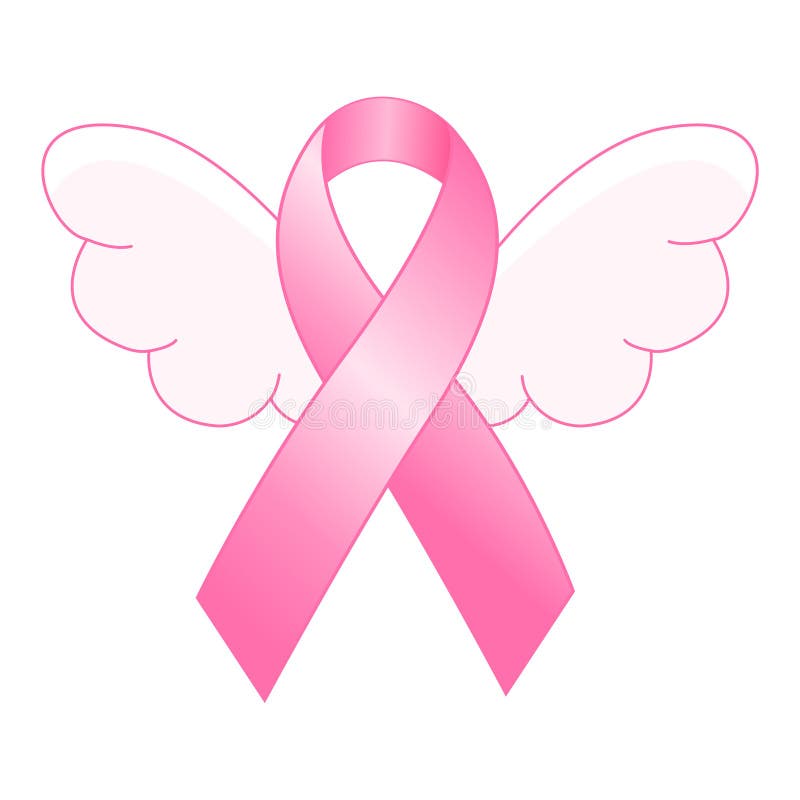 Pink Ribbon stock vector. Illustration of female, breast - 24210189