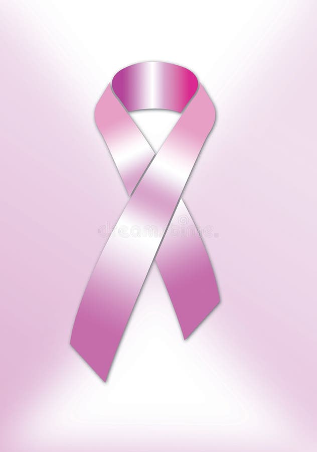Pink Ribbon 6 stock illustration. Illustration of ribbon - 2447807