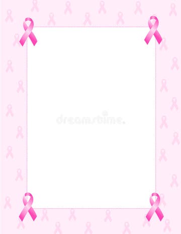 Breast Cancer Border Stock Illustrations – 197 Breast Cancer Border ...