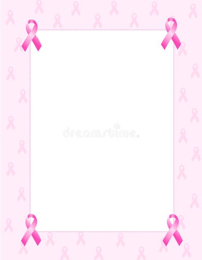 Breast Cancer Border Stock Illustrations – 197 Breast Cancer Border ...