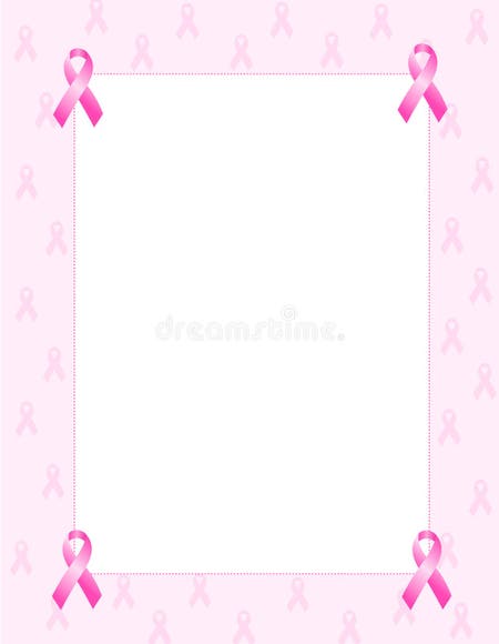 Breast Cancer Border Stock Illustrations – 197 Breast Cancer Border ...