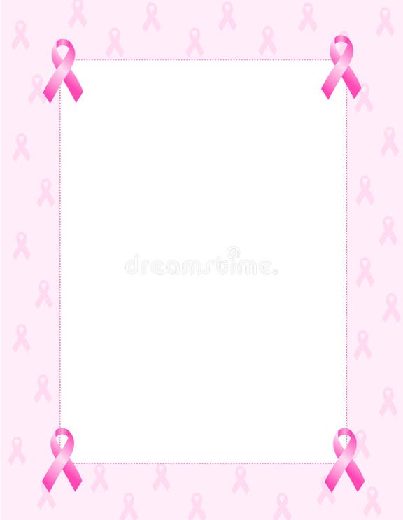 Breast Cancer Border Stock Illustrations – 197 Breast Cancer Border ...