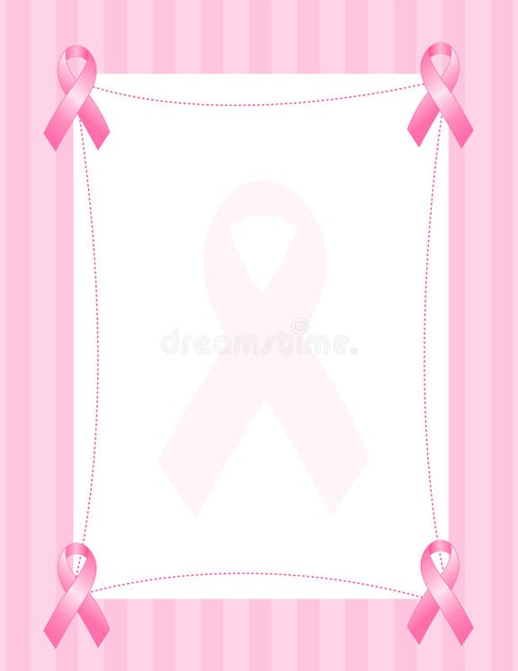 Breast Cancer Border Stock Illustrations – 197 Breast Cancer Border ...