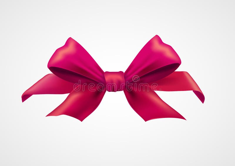 Pink ribbon 3d stock vector. Illustration of ribbon - 102081861