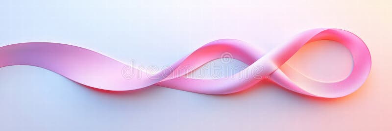 Pink Ribbon Forms Infinity Symbol Background Stock Photos - Free ...
