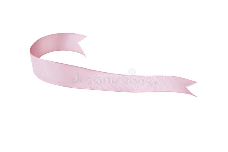 Pink curved ribbon stock illustration. Illustration of birthday - 83362277