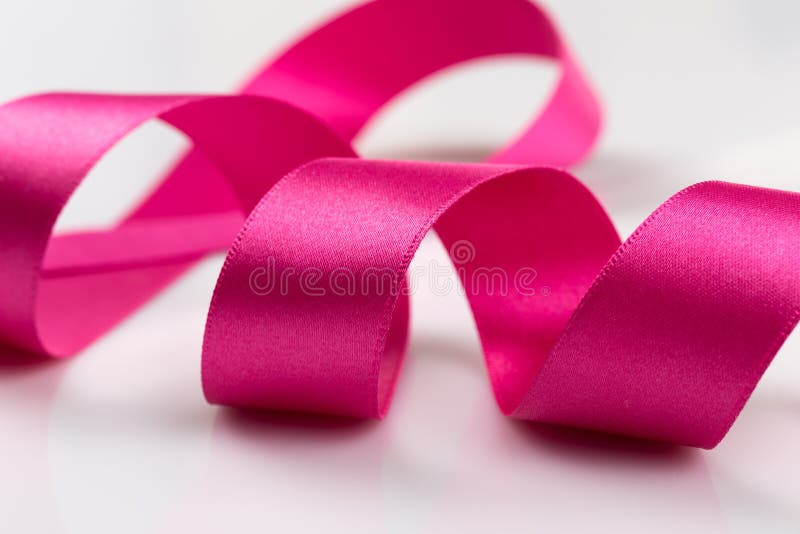 Pink ribbon stock image. Image of breast, roll, pink - 47928653