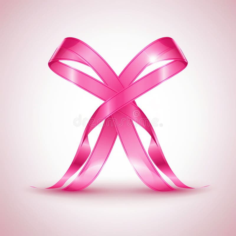Pink Ribbon for Unity a Symbol of Our Shared Humanity Stock Illustration - Illustration of world ...