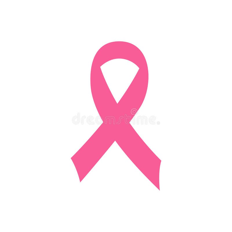 Pink Ribbon People Strong Logo Stock Vector - Illustration of awareness ...