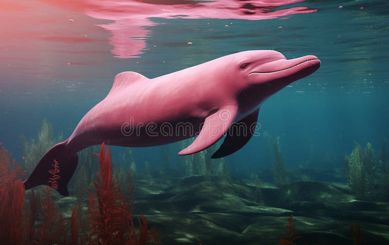 Pink River Dolphin Chronicles Stock Photo - Image of conservation ...