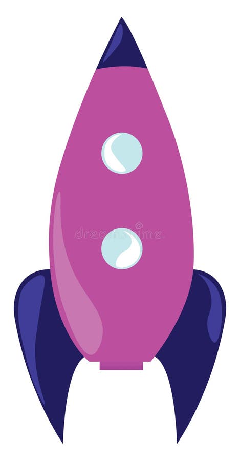 Pink rocket, icon stock vector. Illustration of background - 260377583