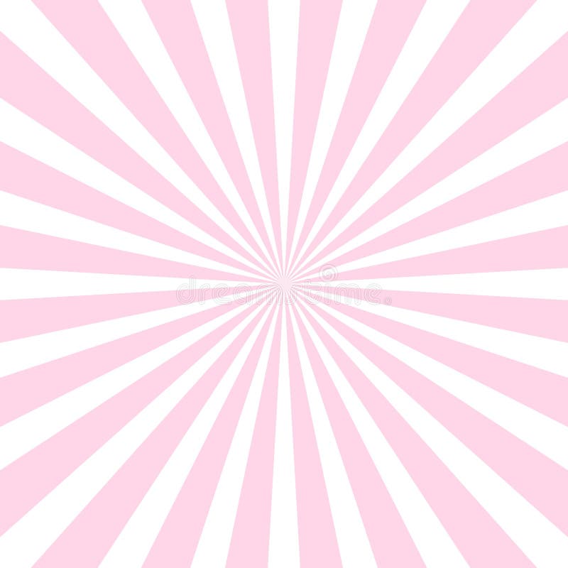 Pink Romantic Sunburst Rays Background Stock Vector - Illustration of ...