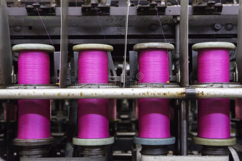 Pink Rope Bow Flower Form Isolated on White Stock Image - Image of ...