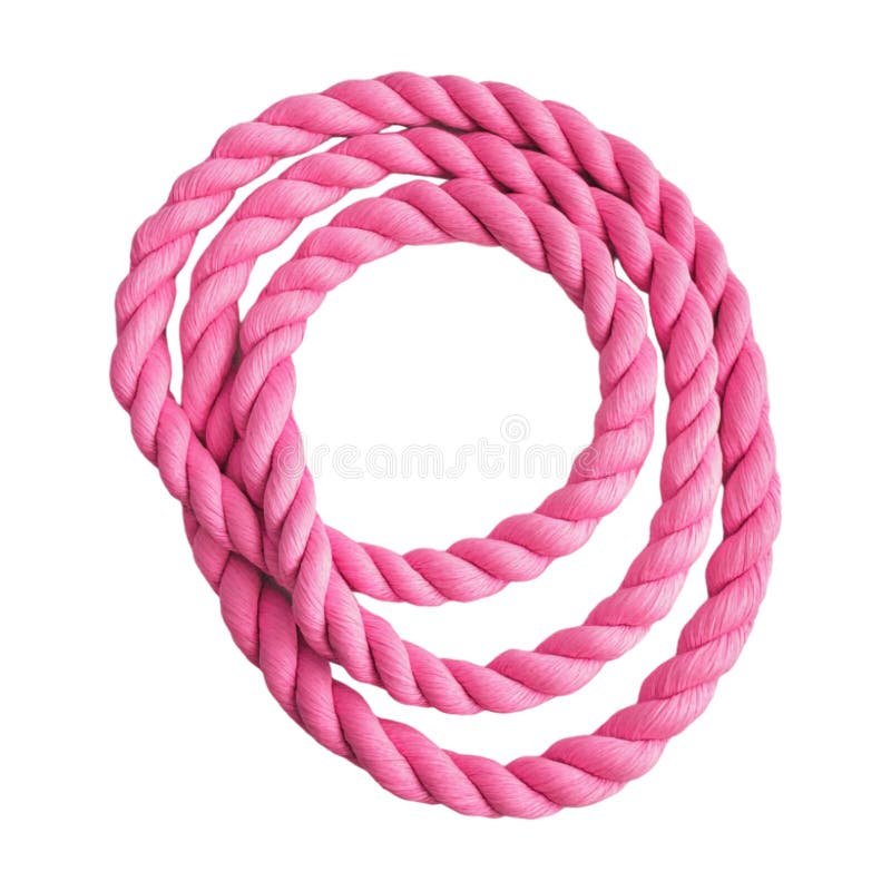 Pink Rope on Transparent Background - Ai Generated Stock Illustration ...