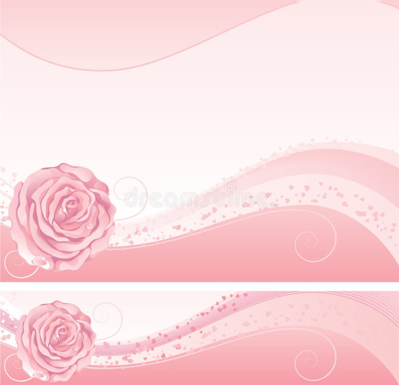Background with Many Pink Roses, Vector Stock Vector - Illustration of ...