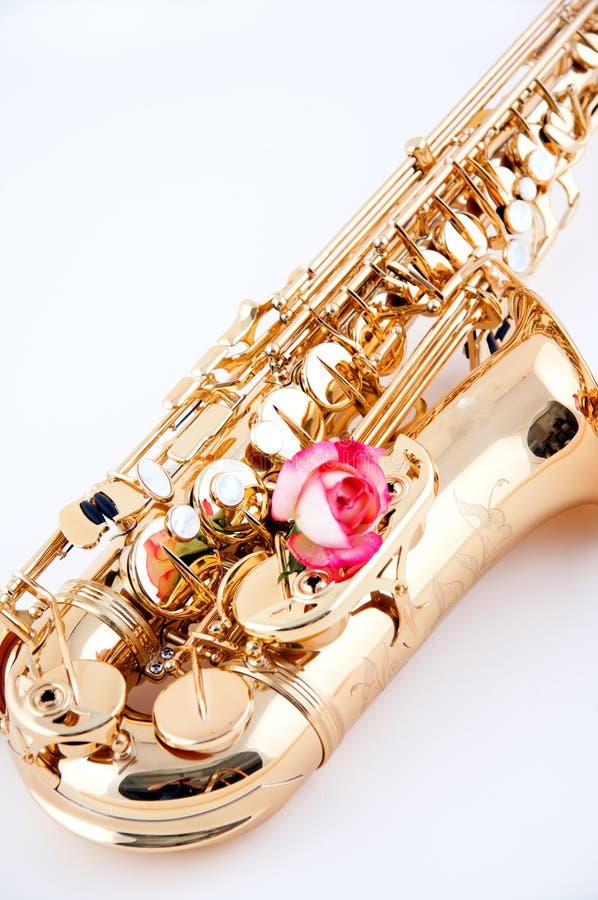 Pink Rose Gold Saxophone Stock Photos - Free & Royalty-Free Stock ...