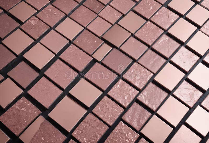 Rose Gold Mosaic Tiles Stock Illustrations – 83 Rose Gold Mosaic Tiles ...
