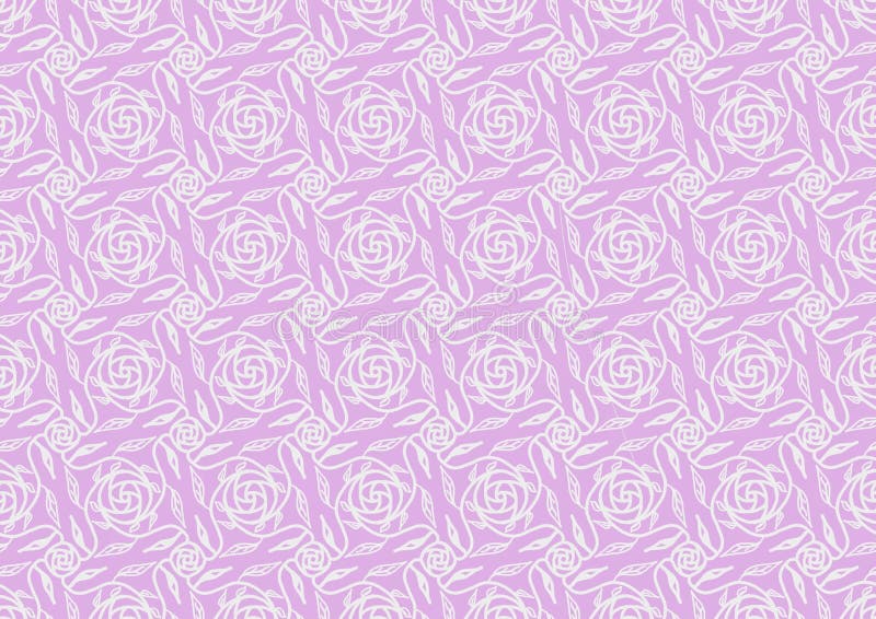 Pink Rose Repeat Tile Background Pattern for Printing Fabrics Textile ...