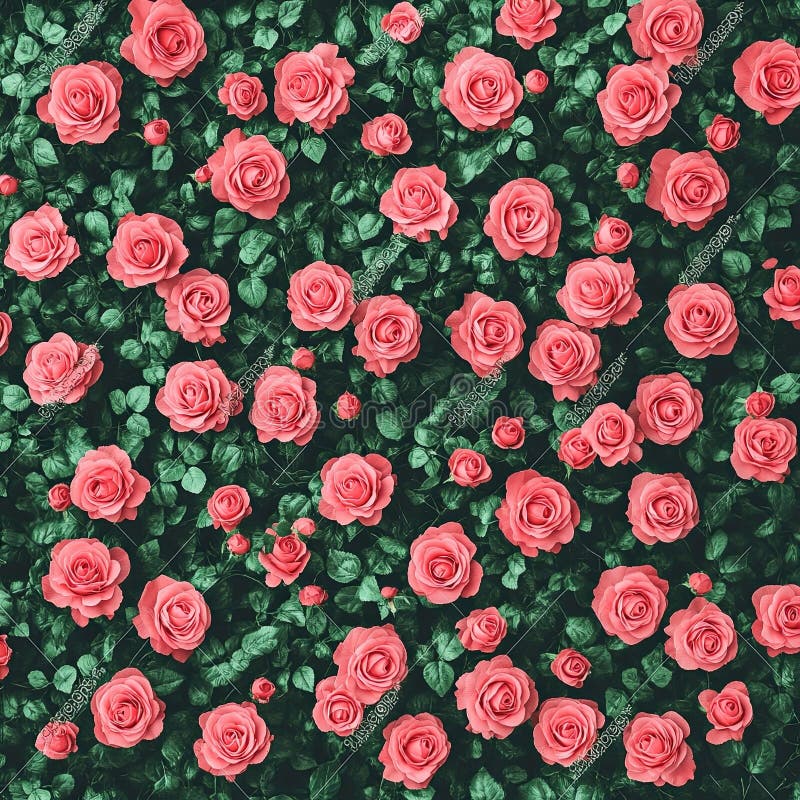 Pink Rose Wall stock photo. Image of floral, flower - 360605516