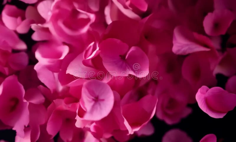 Pink Roses Falling on a Black Background Stock Footage - Video of ...